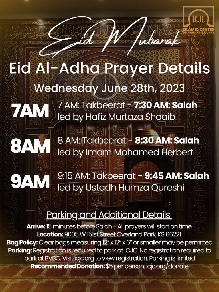 Eid Prayer Time